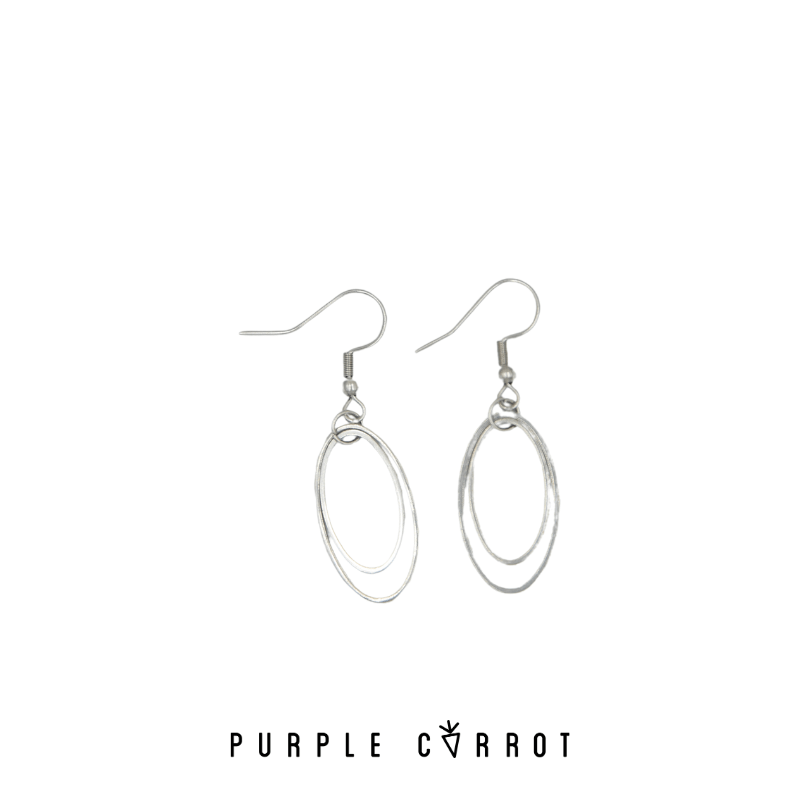 Double Oval - Purple Carrot
