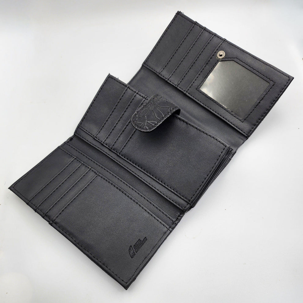 Embossed Floral Clip Wallets