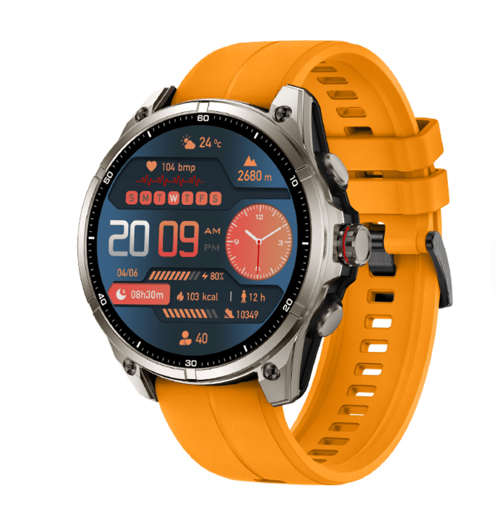 SENBONO AFT66 GPS Smartwatch — 1.43″ AMOLED • 5ATM • Long-Lasting Batt