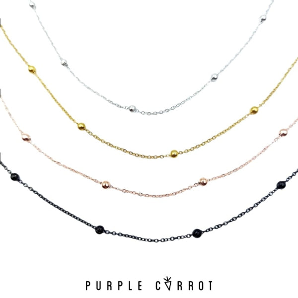 Italian Ball Chain jewelry Prices from R50 for bracelet - Purple Carrot