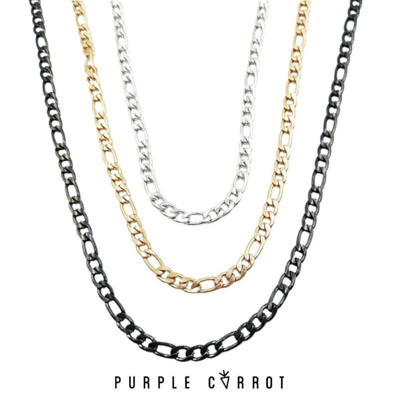 Figaro Chain All Sizes - Purple Carrot