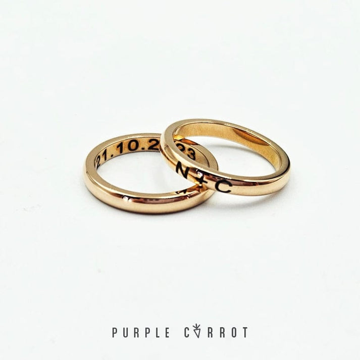 Classic Half-Round Stacker Ring